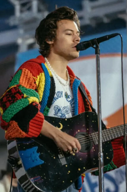 Designer releases pattern for Harry Styles cardigan – 321 Knit